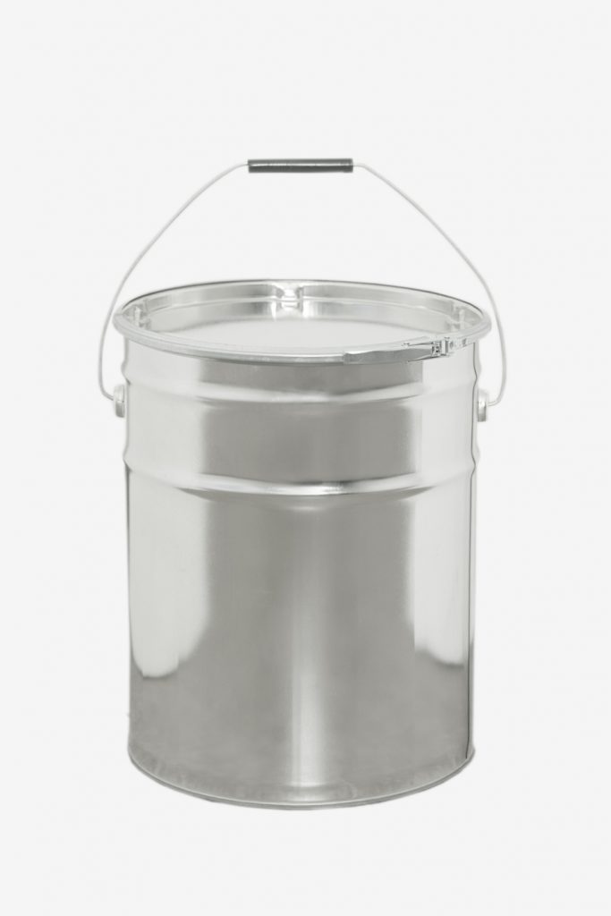 Balde Metálico 20 lts. con tapa Desmontable - Fabritam